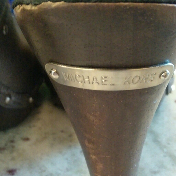 Michael Kors | Shoes | Authentic Michael Kors Leather Clogs | Poshmark